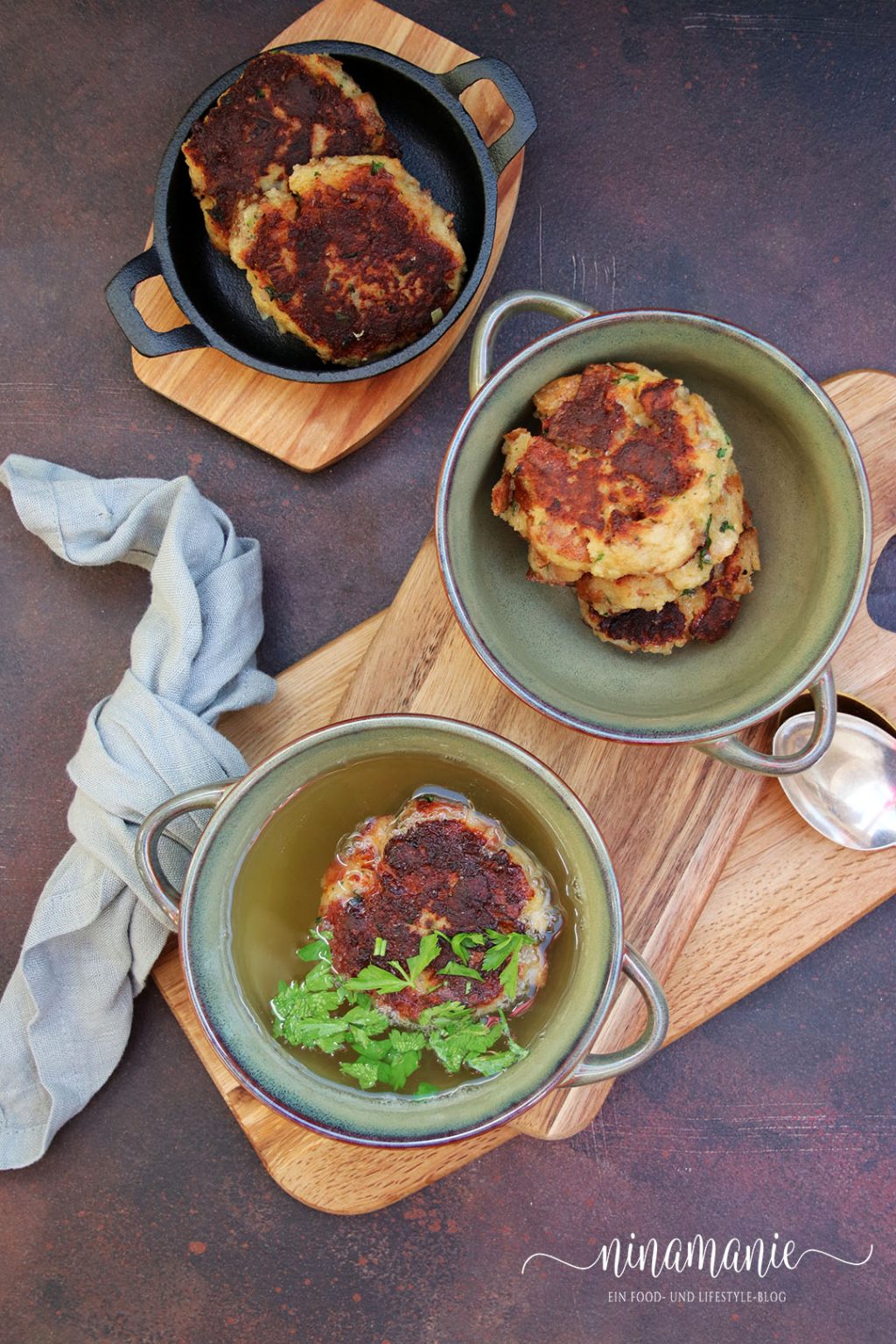 Kaspressknödel - mit Suppe und pur - Alm-Feeling zu Hause - Ninamanie