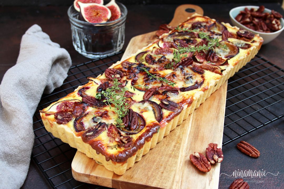 Herzhafte Feigen-Zwetschgen-Tarte - Ninamanie