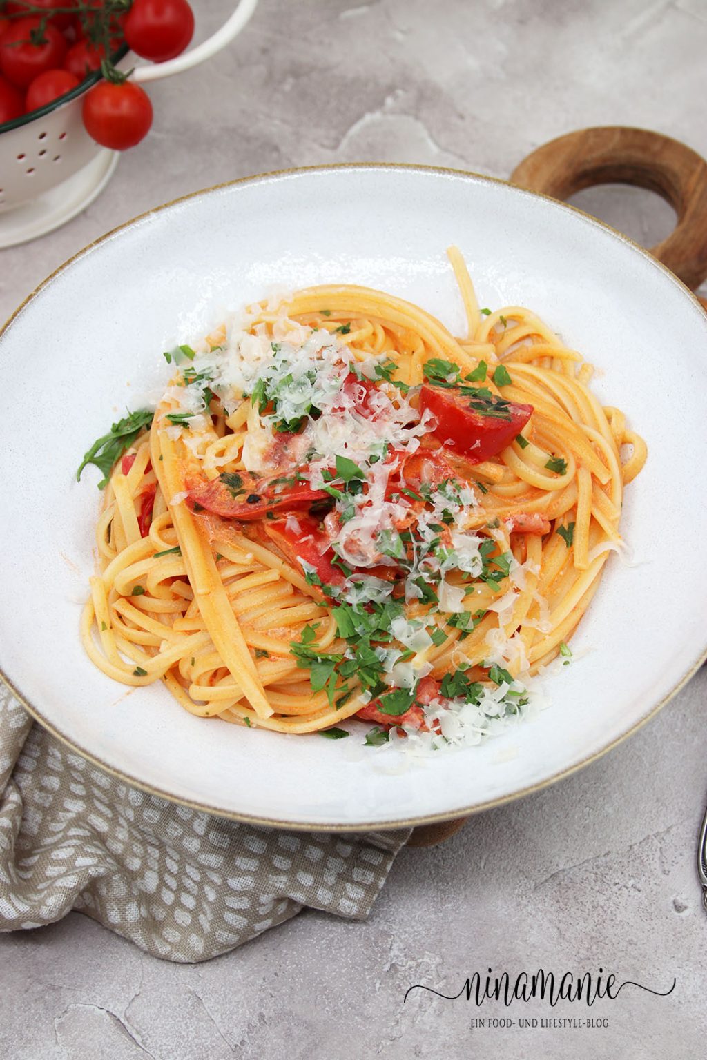 [Werbung/Buchrezension] Pasta mit Mascarpone aus "Italienische Feierabendküche" - Ninamanie