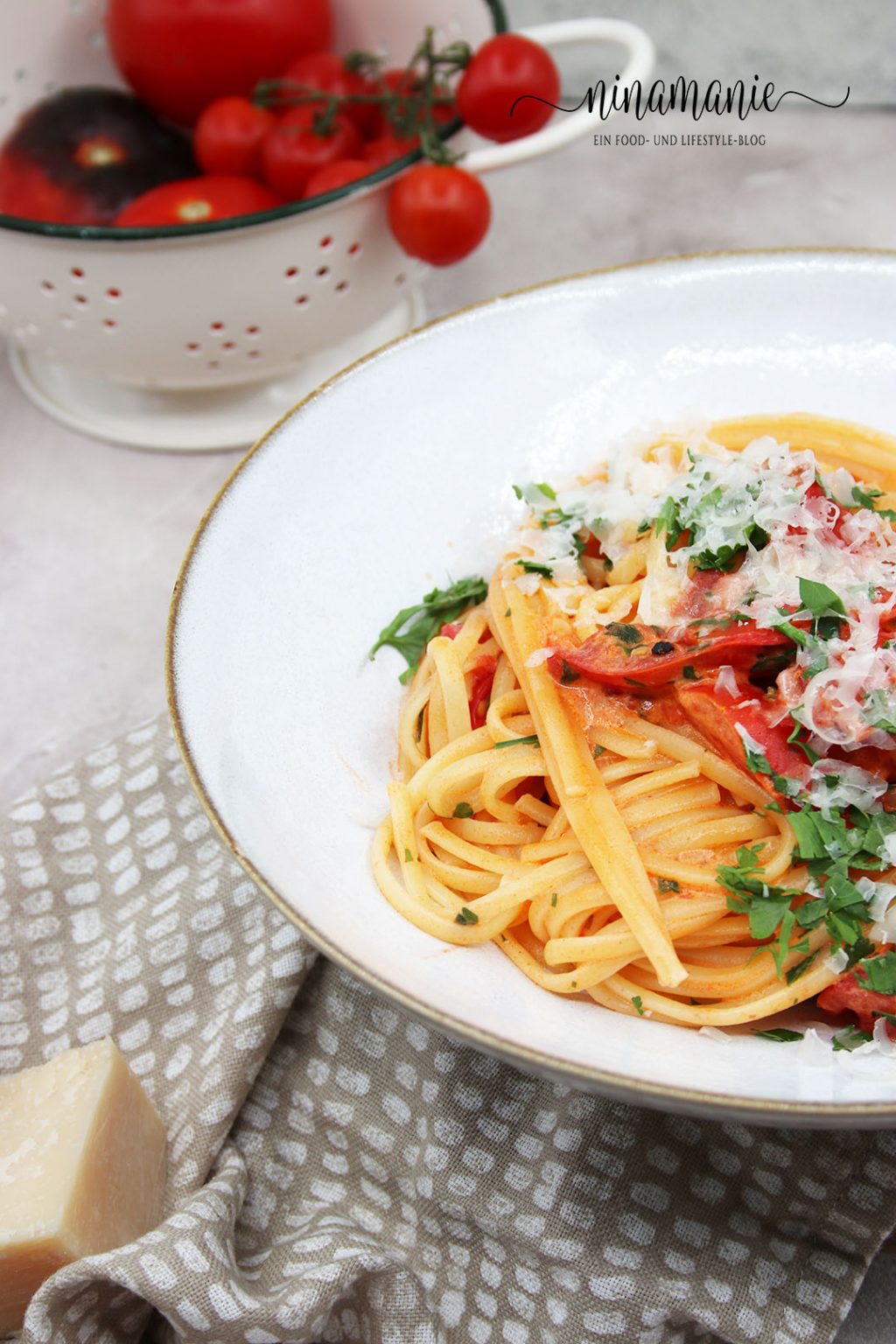 [Werbung/Buchrezension] Pasta mit Mascarpone aus "Italienische Feierabendküche" - Ninamanie