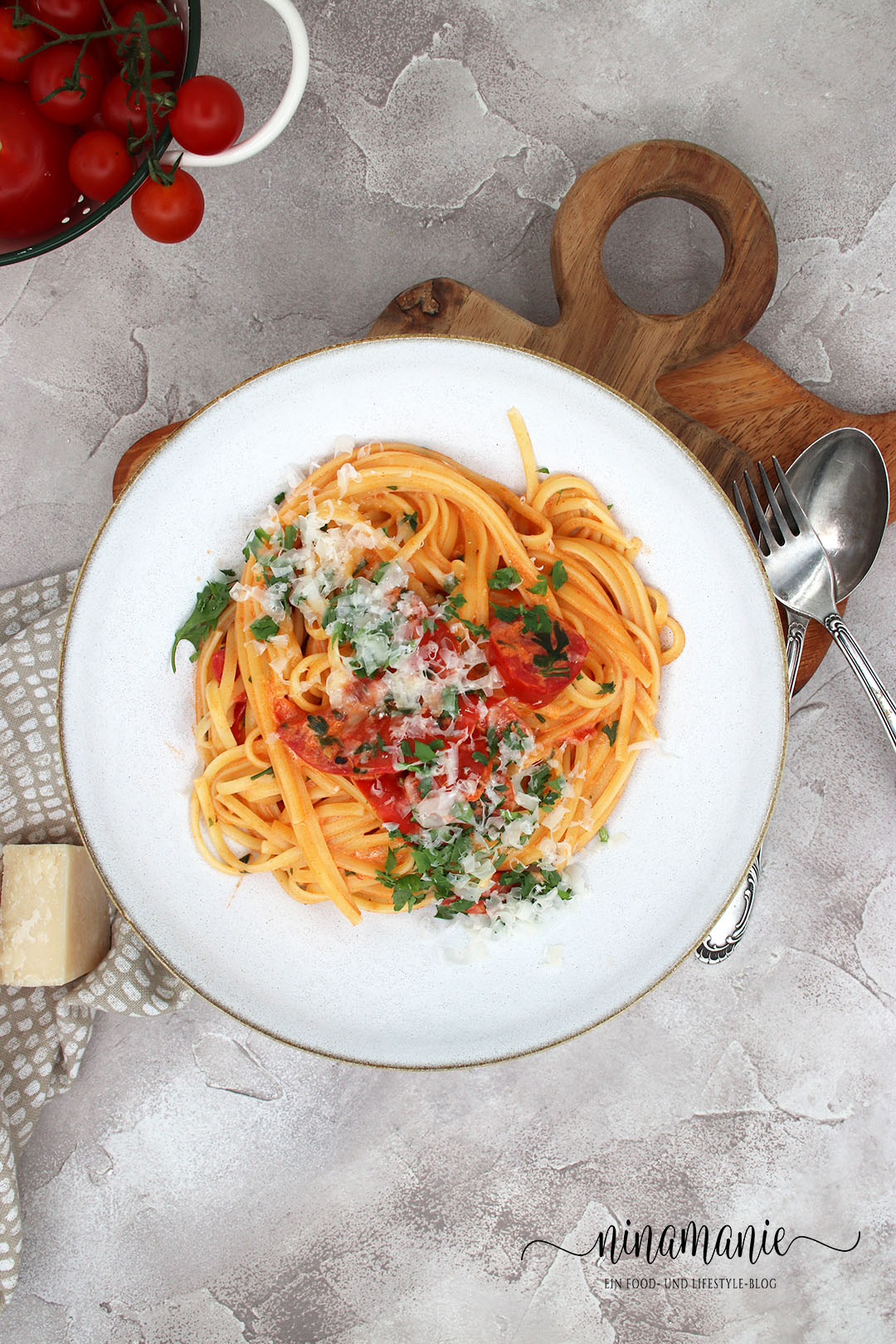 [Werbung/Buchrezension] Pasta mit Mascarpone aus "Italienische Feierabendküche" - Ninamanie